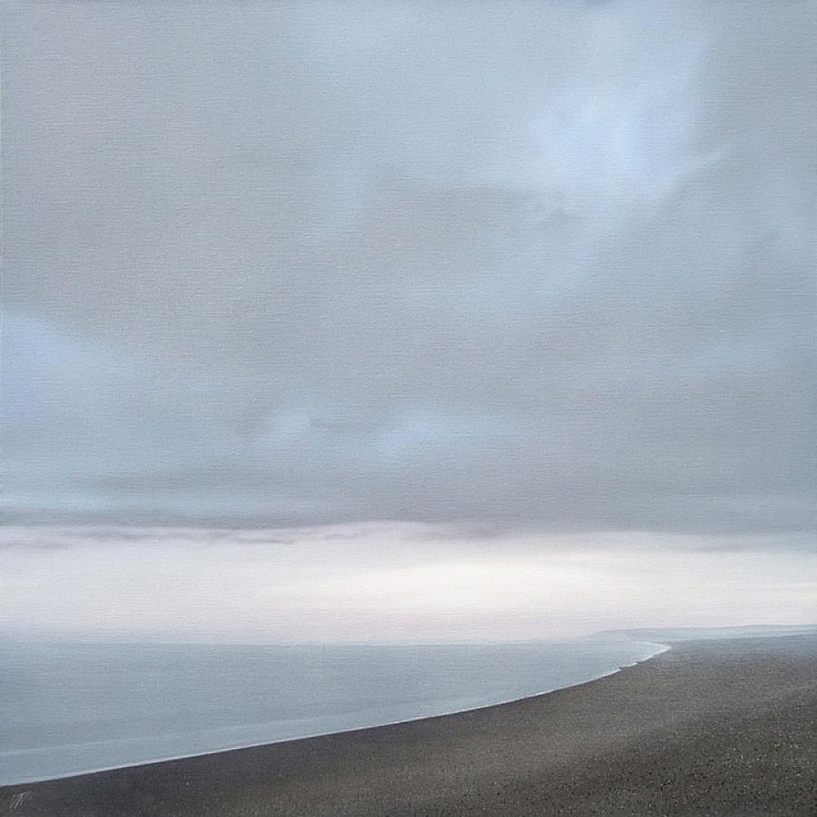 On Chesil Beach by Terry Watts RBA - London Contemporary Art